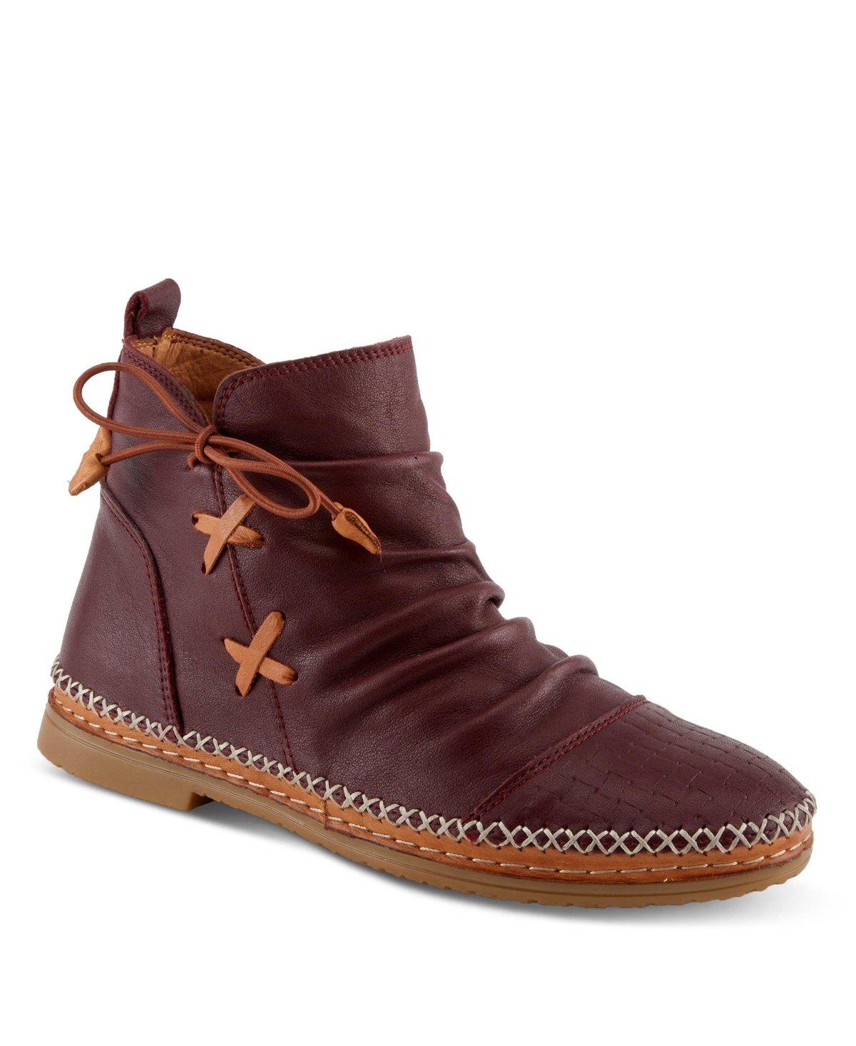 Click here for Spring Step Pomeroy Leather Booties with Basketwea... prices