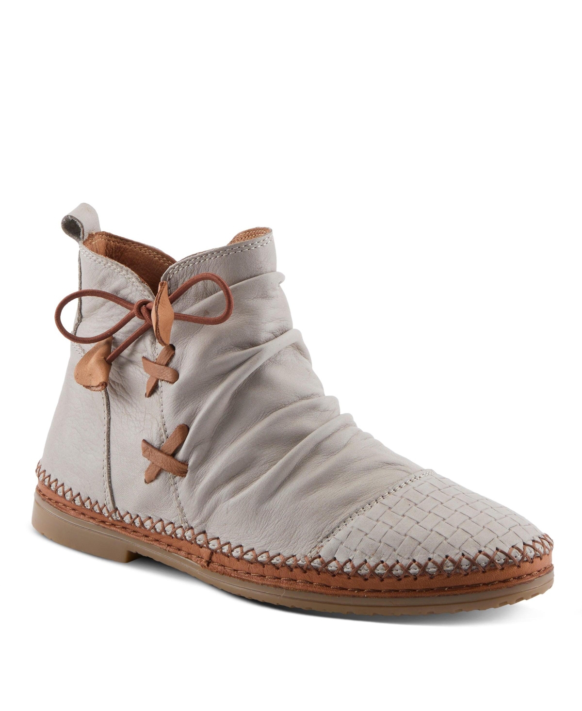 Click here for Spring Step Pomeroy Leather Booties with Basketwea... prices