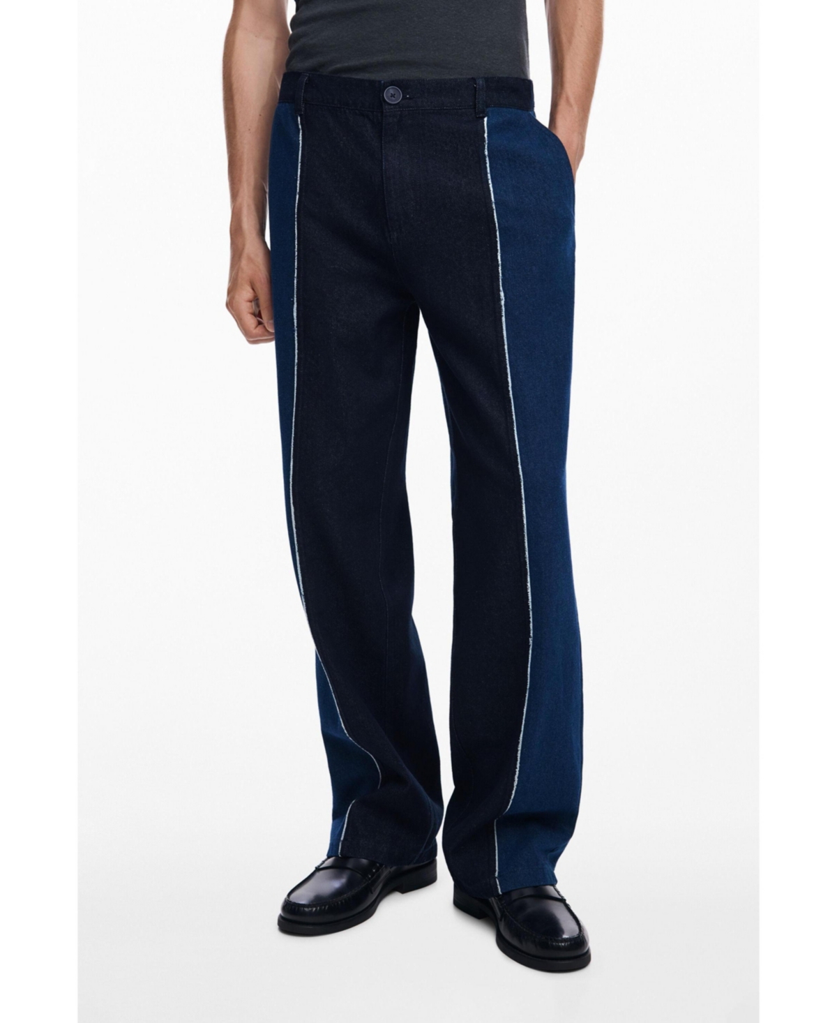 Click here for Desigual Mens Combined denim trousers - Blue prices