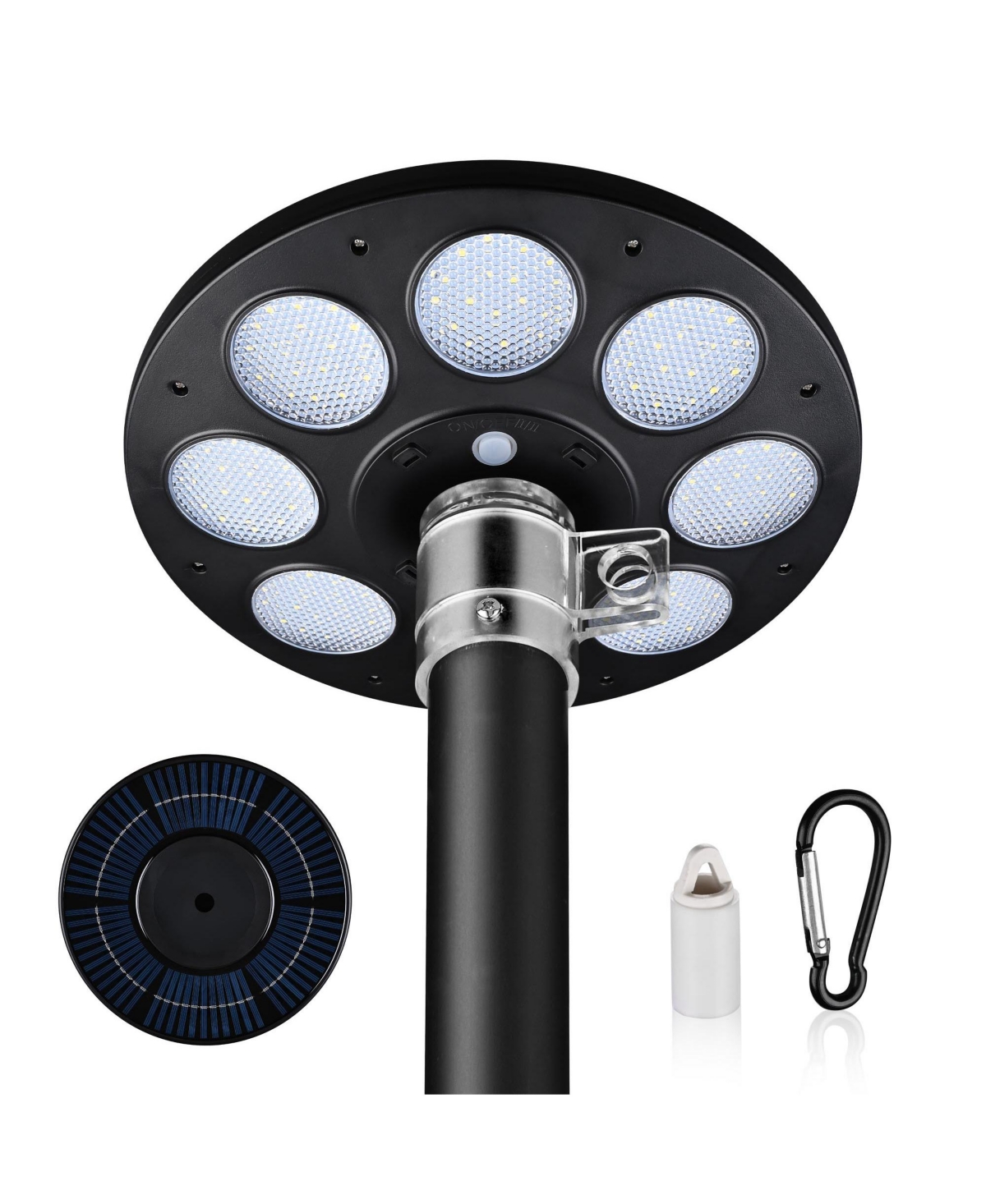 Click here for Yescom Solar Flag Pole Light 136 Led 2600mAh Brigh... prices
