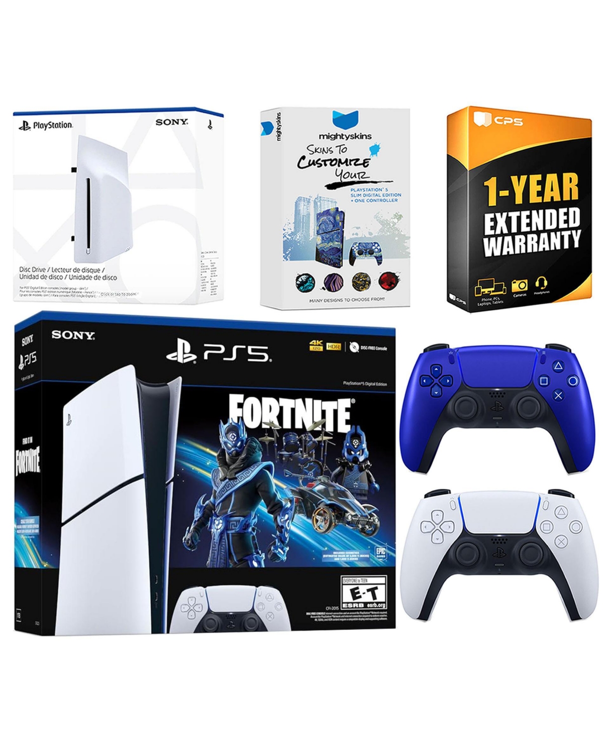 Click here for Sony PlayStation 5 Fortnite Slim Digital Bundle wi... prices