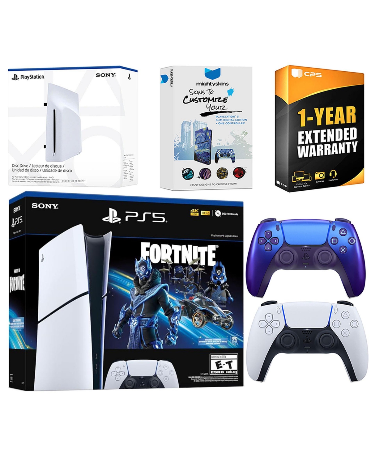 Click here for Sony PlayStation 5 Fortnite Slim Digital Bundle wi... prices