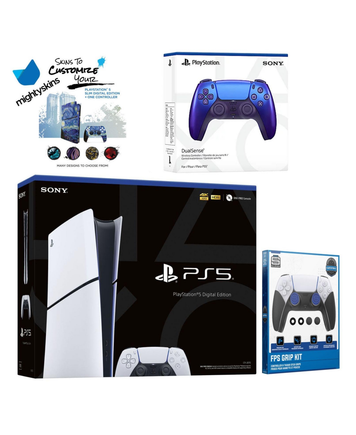 Click here for Sony Playstation 5 Slim Digital with Extra - Chrom... prices