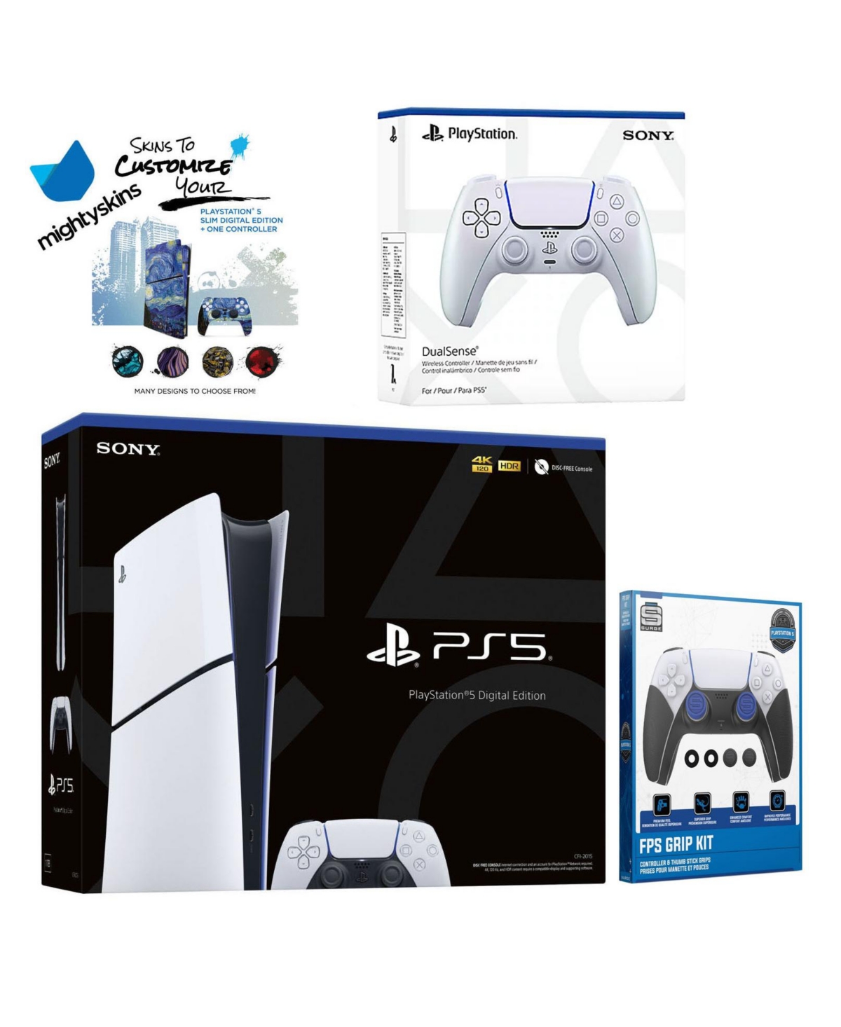 Click here for Sony Playstation 5 Slim Digital with Extra - Chrom... prices