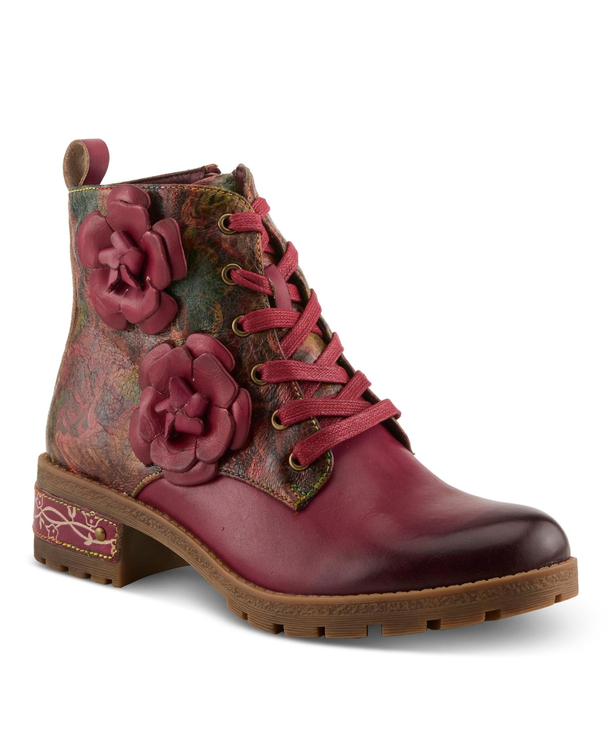 Click here for LArtiste Womens Martinela Floral Applique Leather... prices