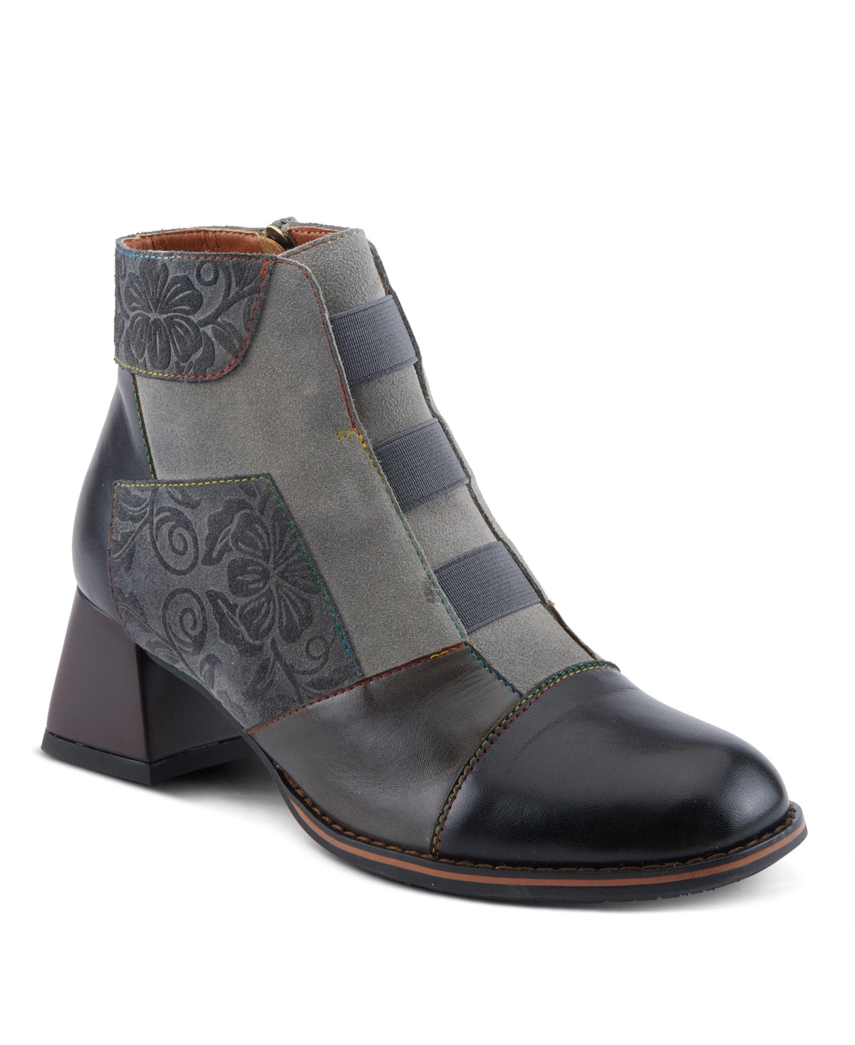 Click here for LArtiste Womens Copine Multicolor Embossed Leather... prices