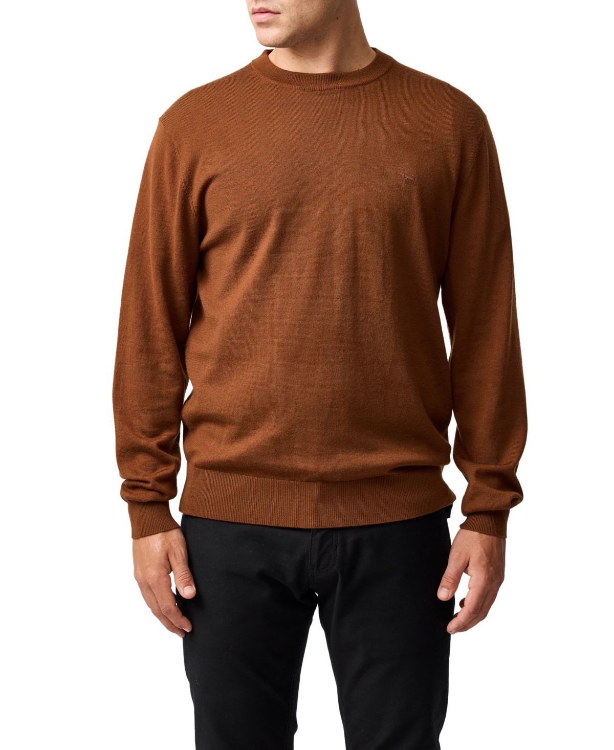 Click here for Rodd Gunn Mens York Bay Knit - Tobacco prices