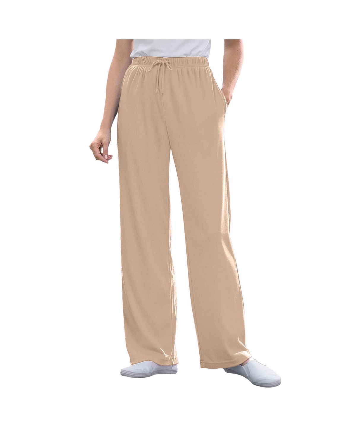 Click here for Woman Within Womens Within Tall Sport Knit Straigh... prices