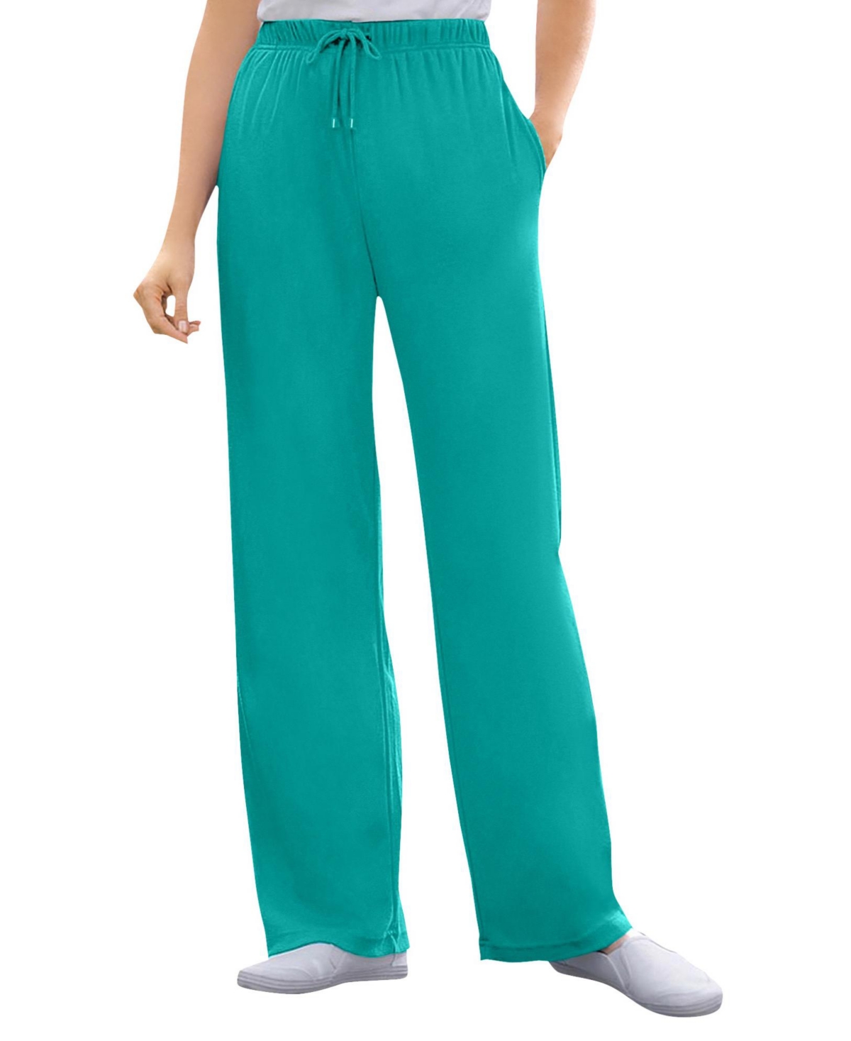 Click here for Woman Within Womens Within Tall Sport Knit Straigh... prices