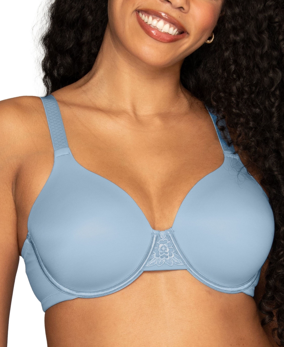 Vanity Fair Beauty Back Smoothing Full-Figure Contour Bra - Bluespring
