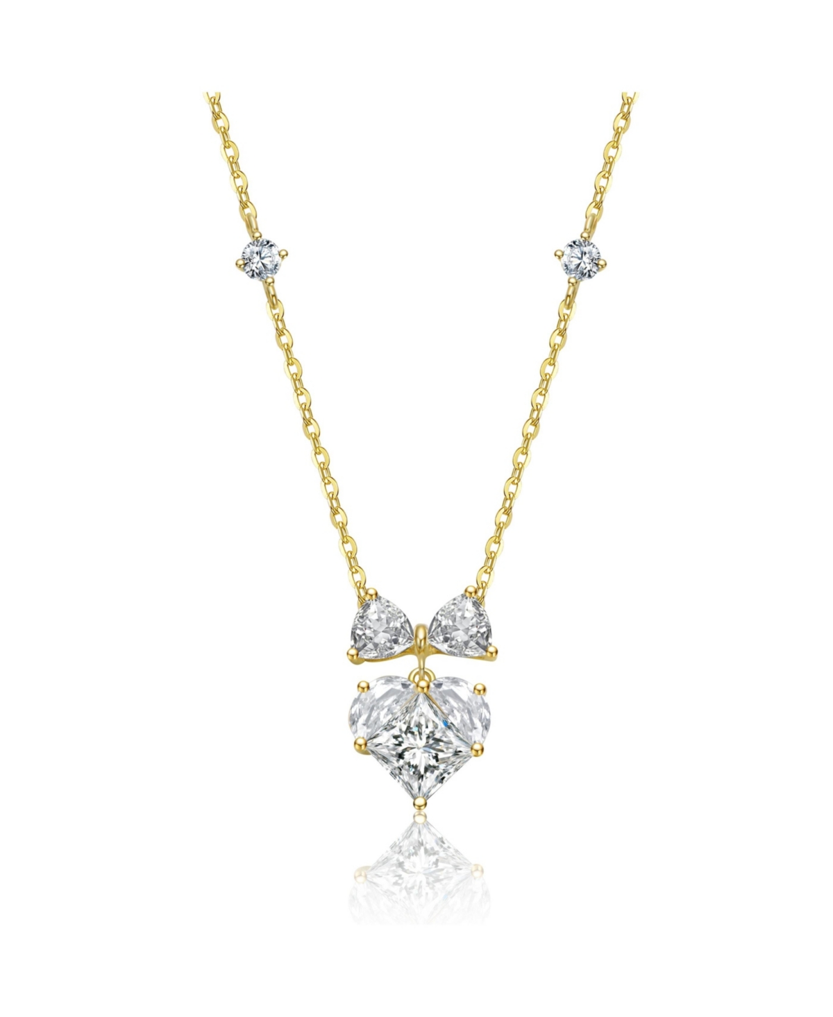 Click here for Rachel Glauber 14K Gold Plated with Clear Cubic Zi... prices
