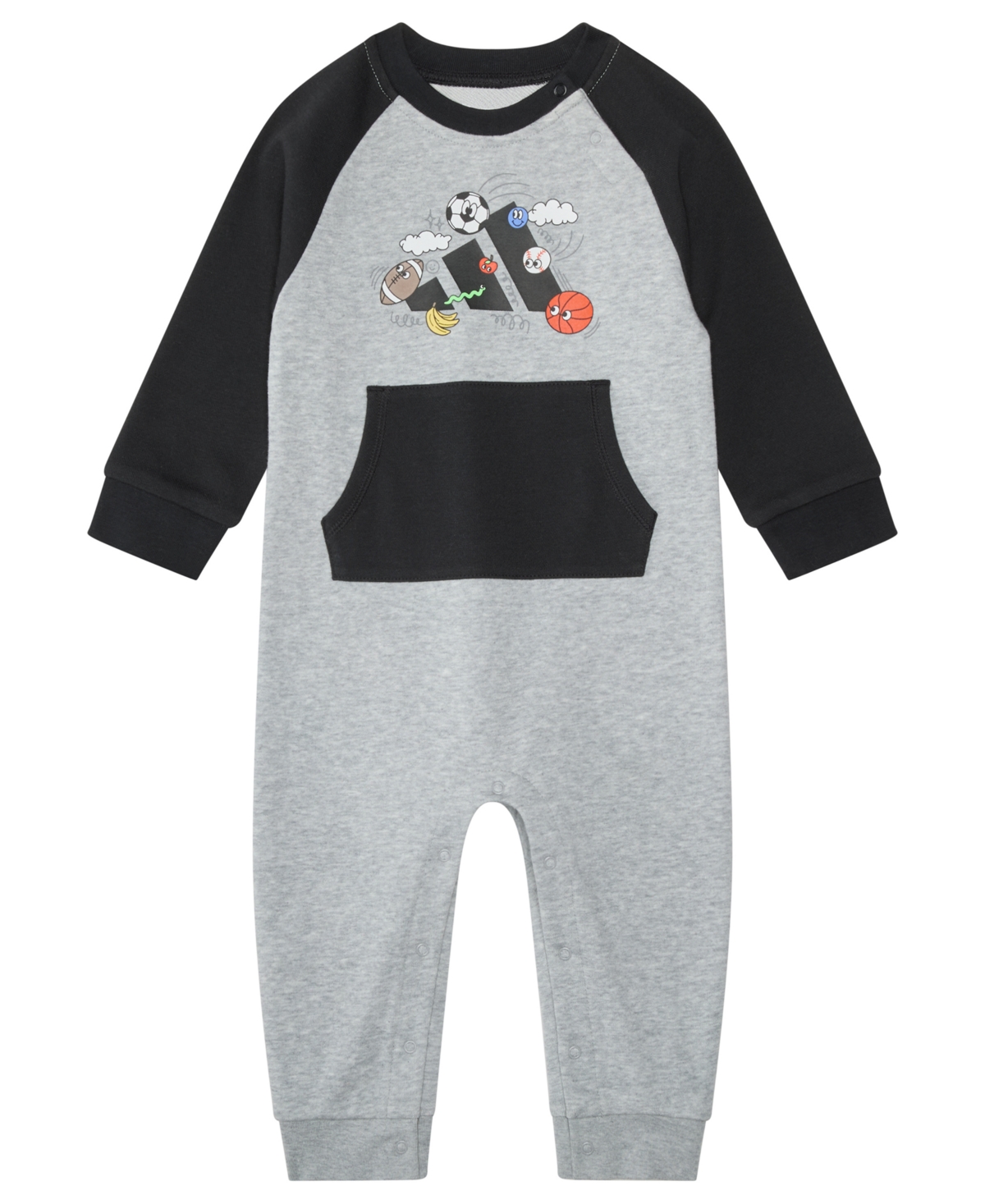 Click here for adidas Baby Boys Crew Neck Long Sleeve Coverall -... prices