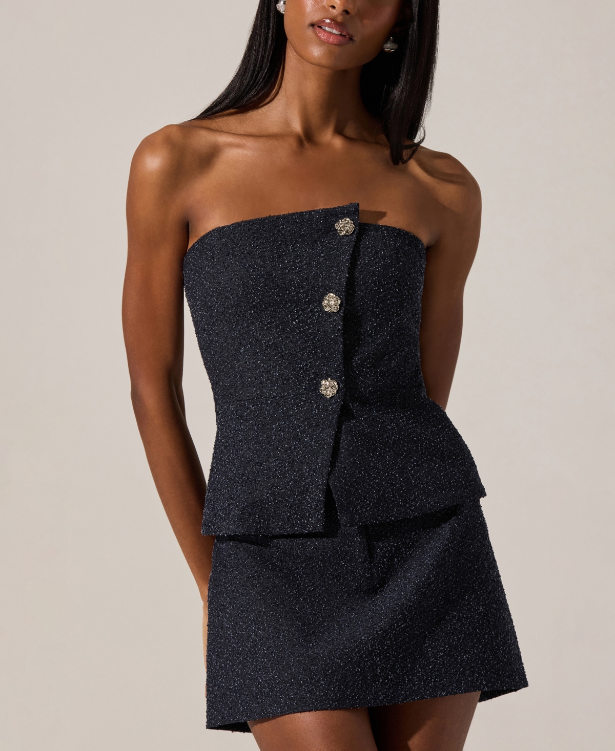 Click here for Astr the Label Womens Sleeveless Top - Navy prices