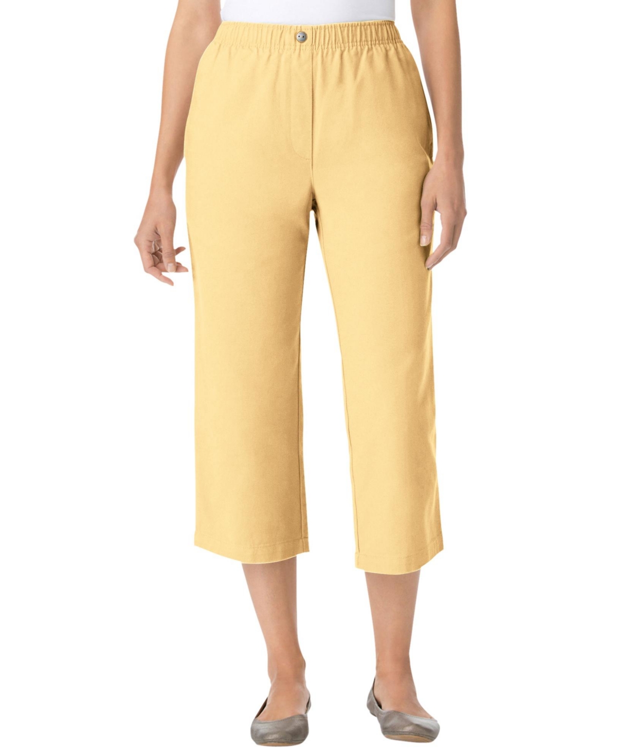 Click here for Woman Within Womens Within 7-Day Elastic-Waist Pul... prices