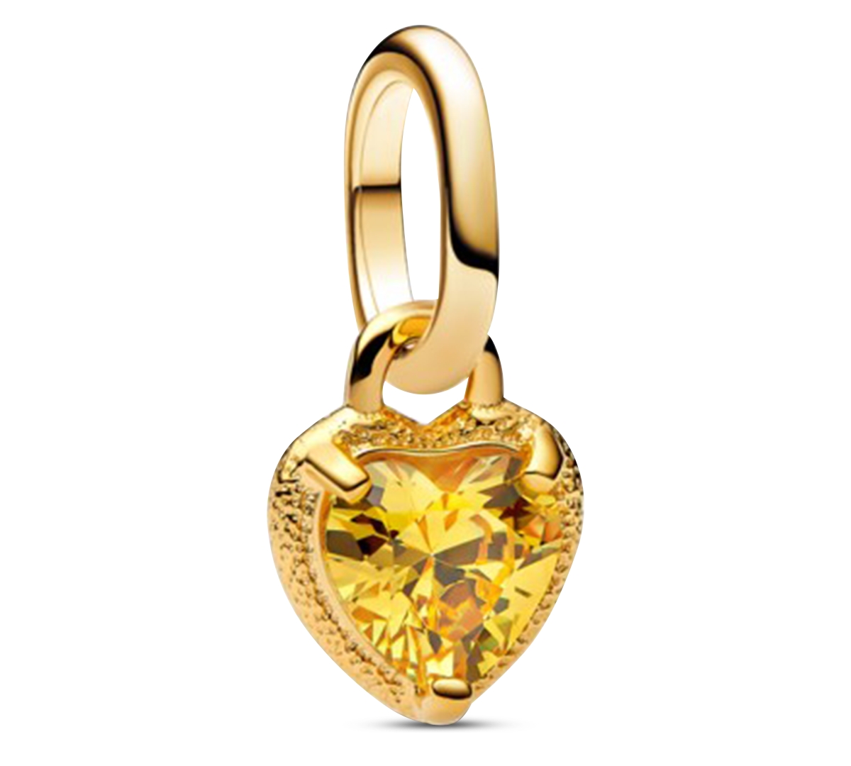 Click here for Pandora Heart Mini Dangle Charms - Yellow prices