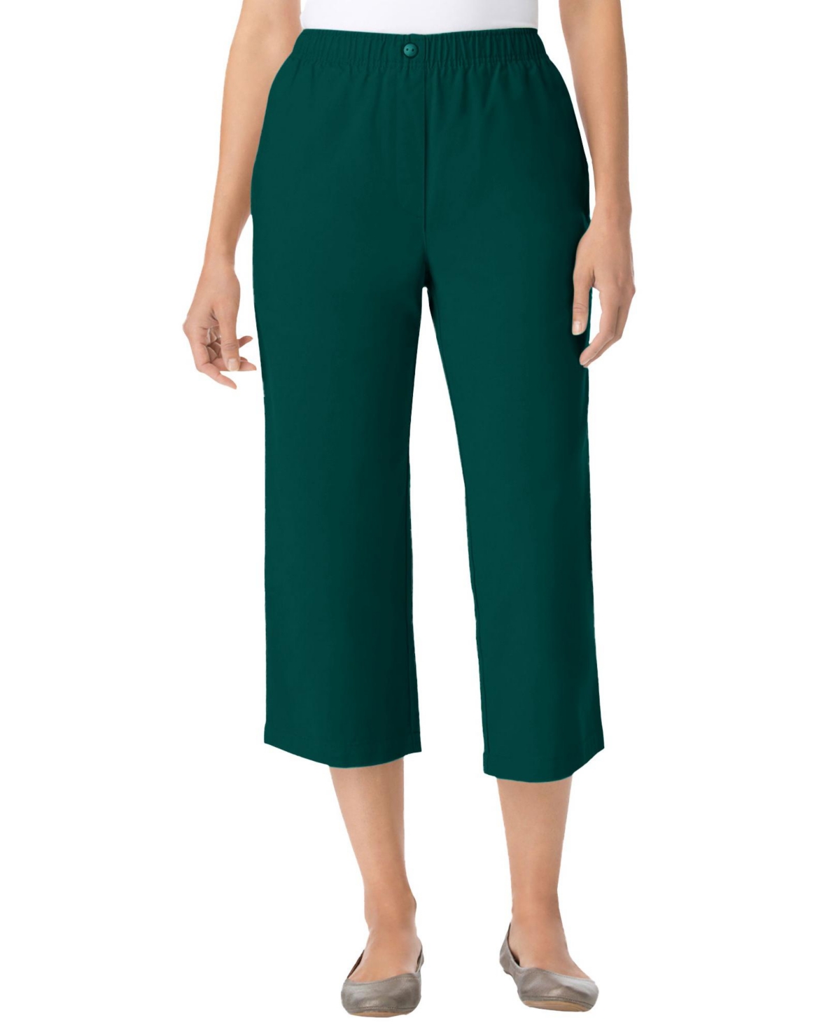 Click here for Woman Within Womens Within 7-Day Elastic-Waist Pul... prices