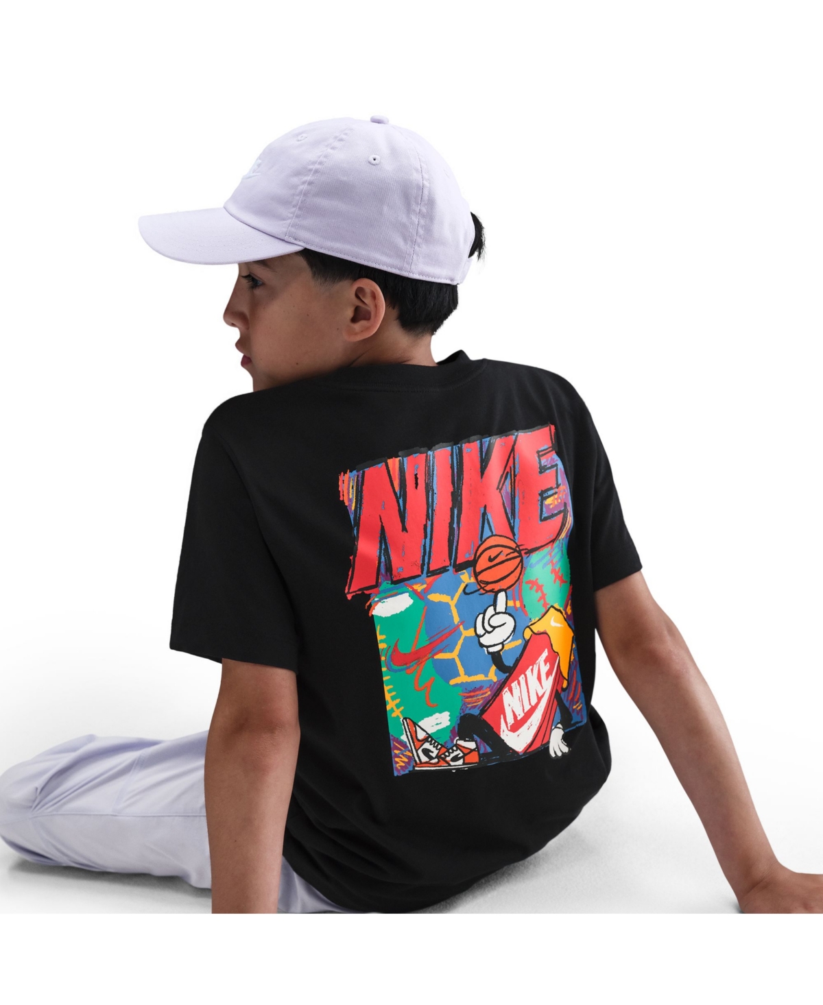 Click here for Nike Sportswear Big Boys Cotton Logo Graphic T-Shi... prices