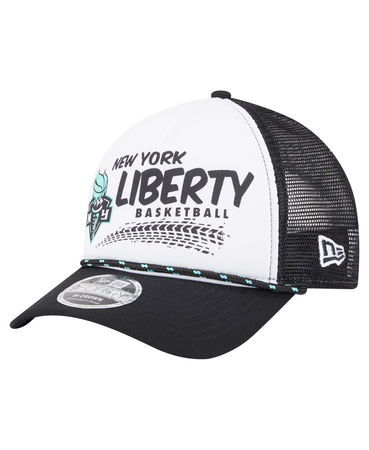Click here for New Era Mens and WomensÂ White/Black New York Libe... prices