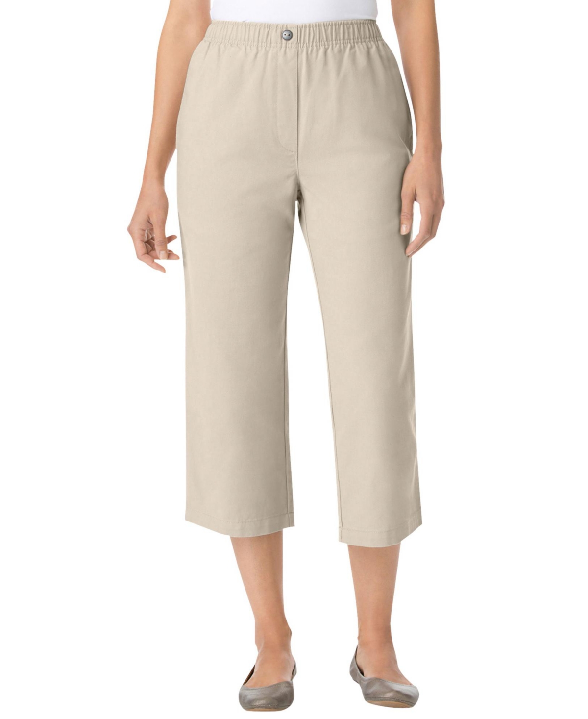 Click here for Woman Within Womens Within 7-Day Elastic-Waist Pul... prices
