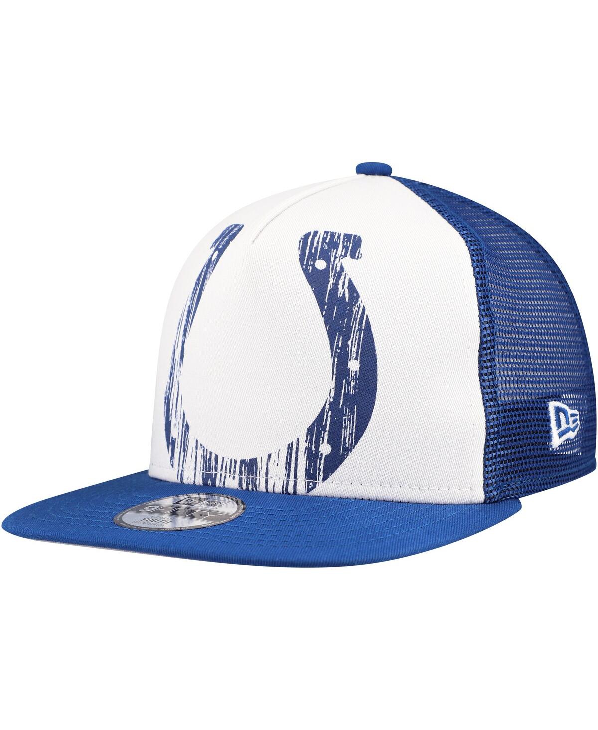 Click here for New Era Big Boys and Girls White/Royal Indianapoli... prices