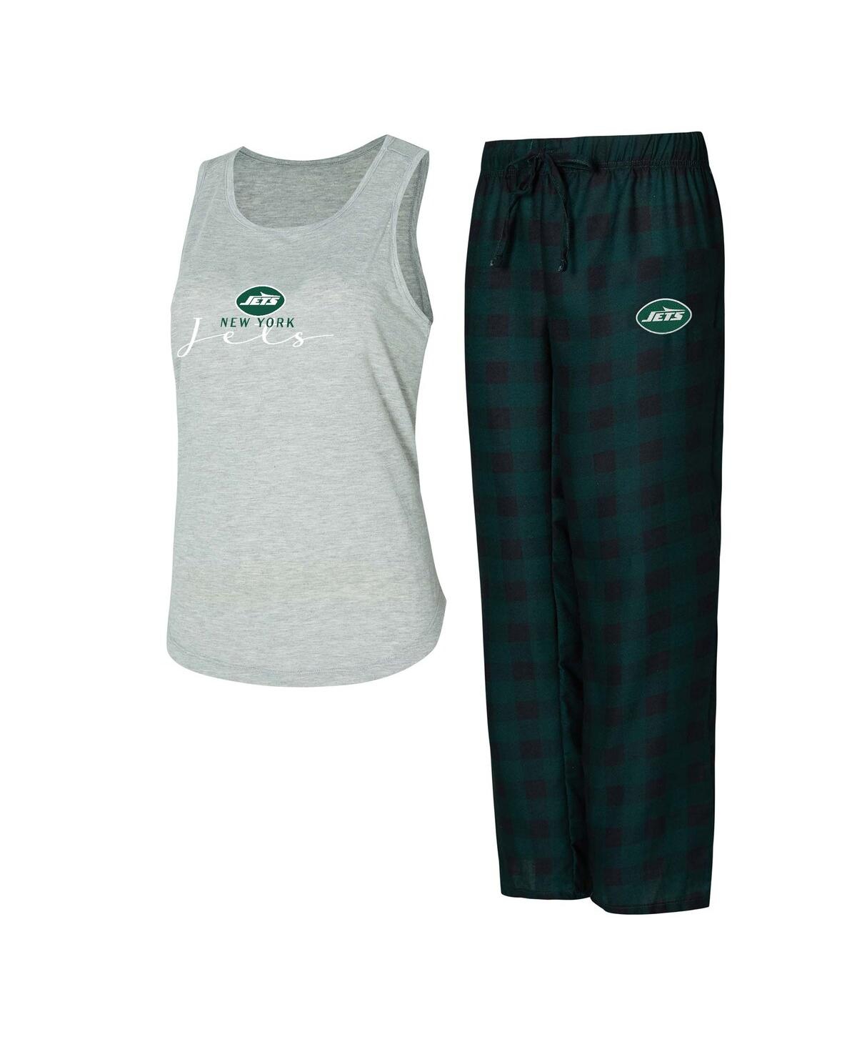 Click here for Concepts Sport Womens Gray/Green New York Jets Pet... prices