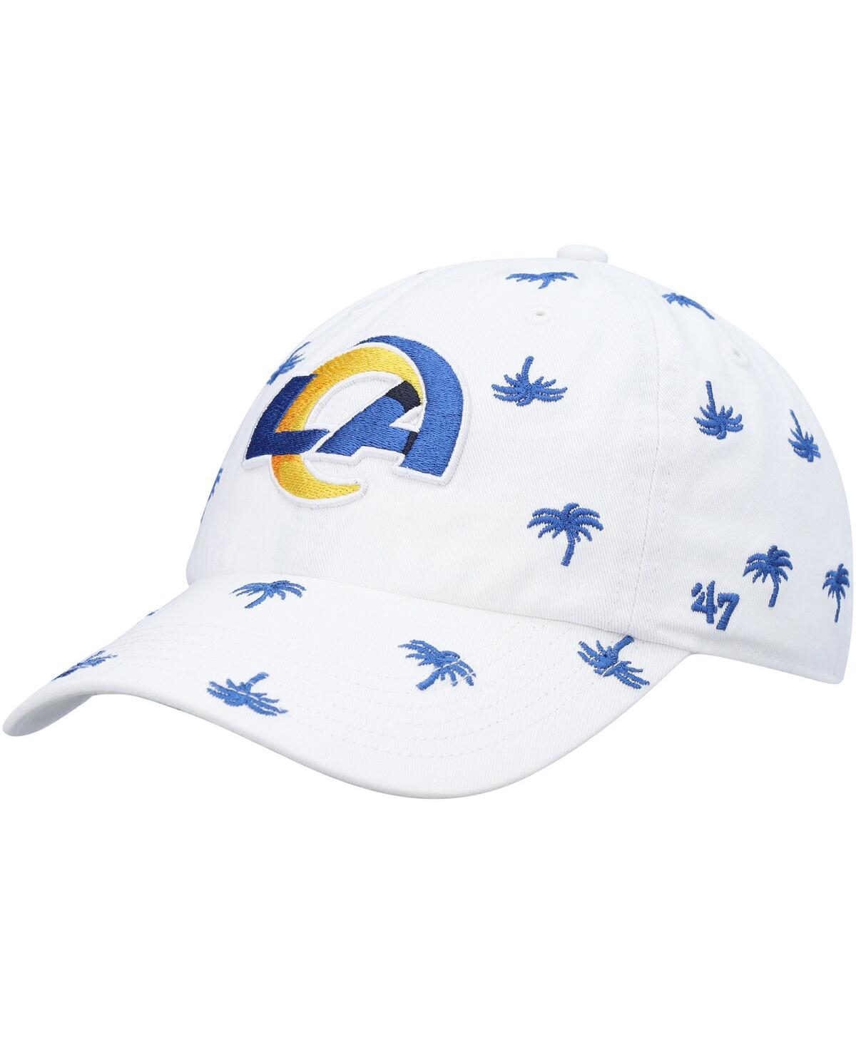 Click here for 47 Brand Womens White Los Angeles Rams Confetti Cl... prices