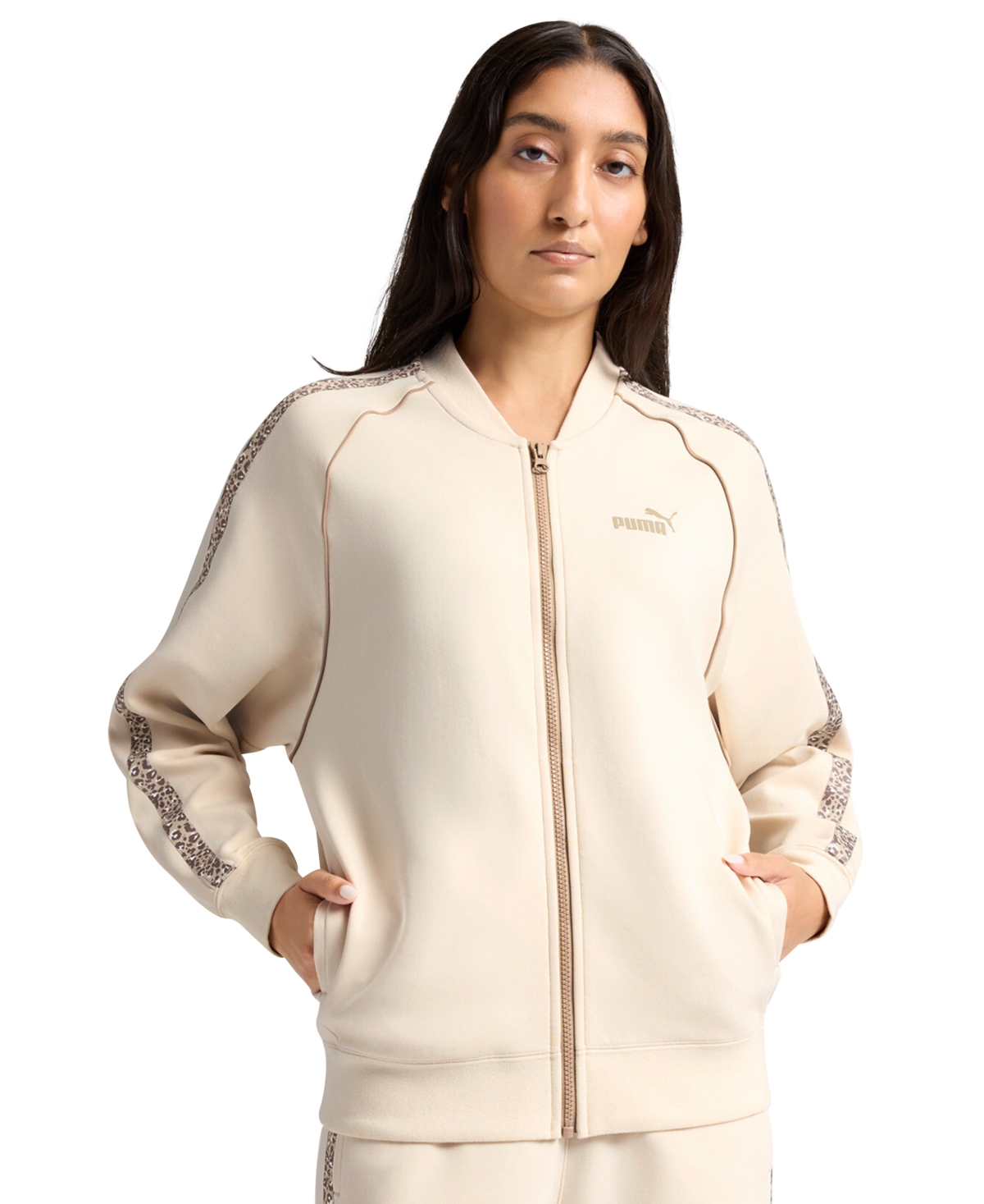 Click here for Puma Womens Essential Animal Track Jacket - Alpine... prices