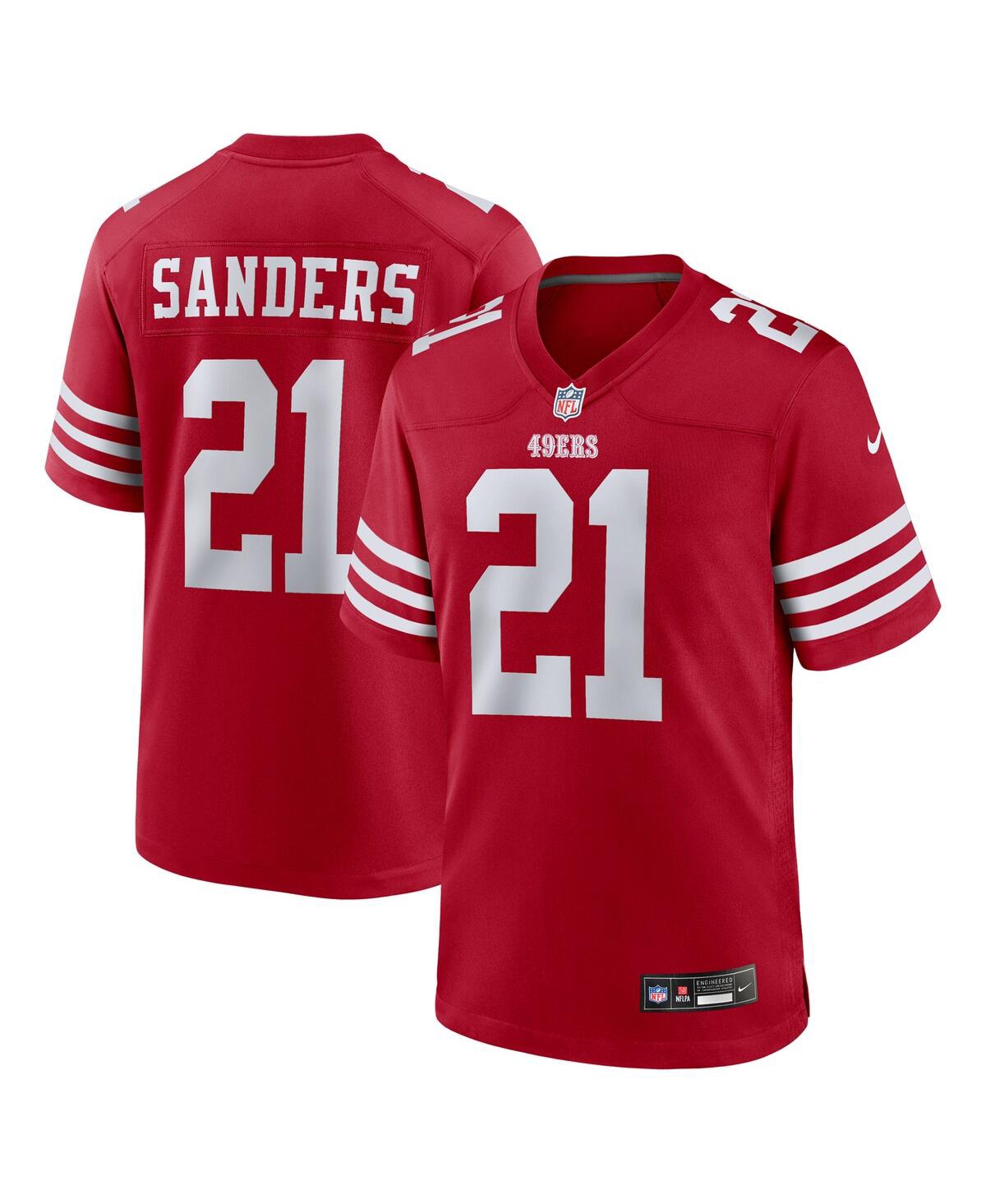 Click here for Nike Mens Deion Sanders Scarlet San Francisco 49er... prices