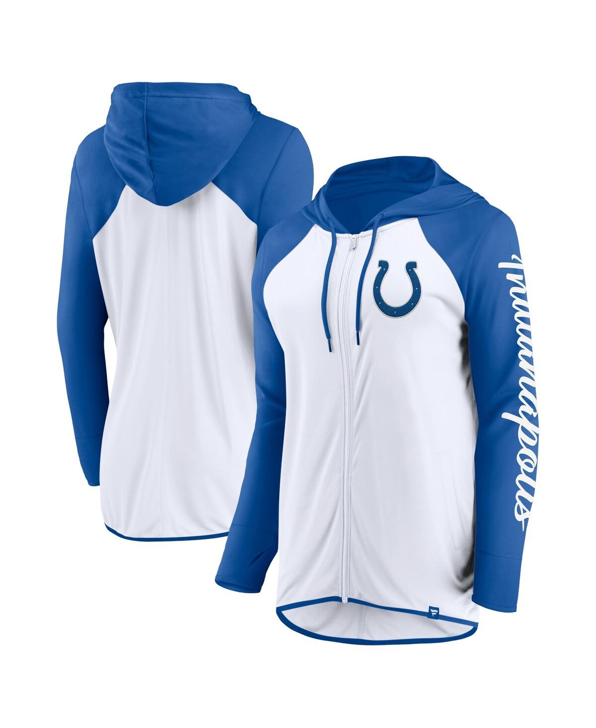 Click here for Fanatics Womens White/Royal Indianapolis Colts Scr... prices