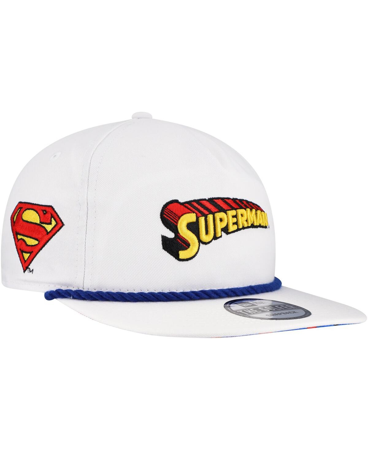 Click here for New Era Mens White Superman Golfer Adjustable Hat... prices