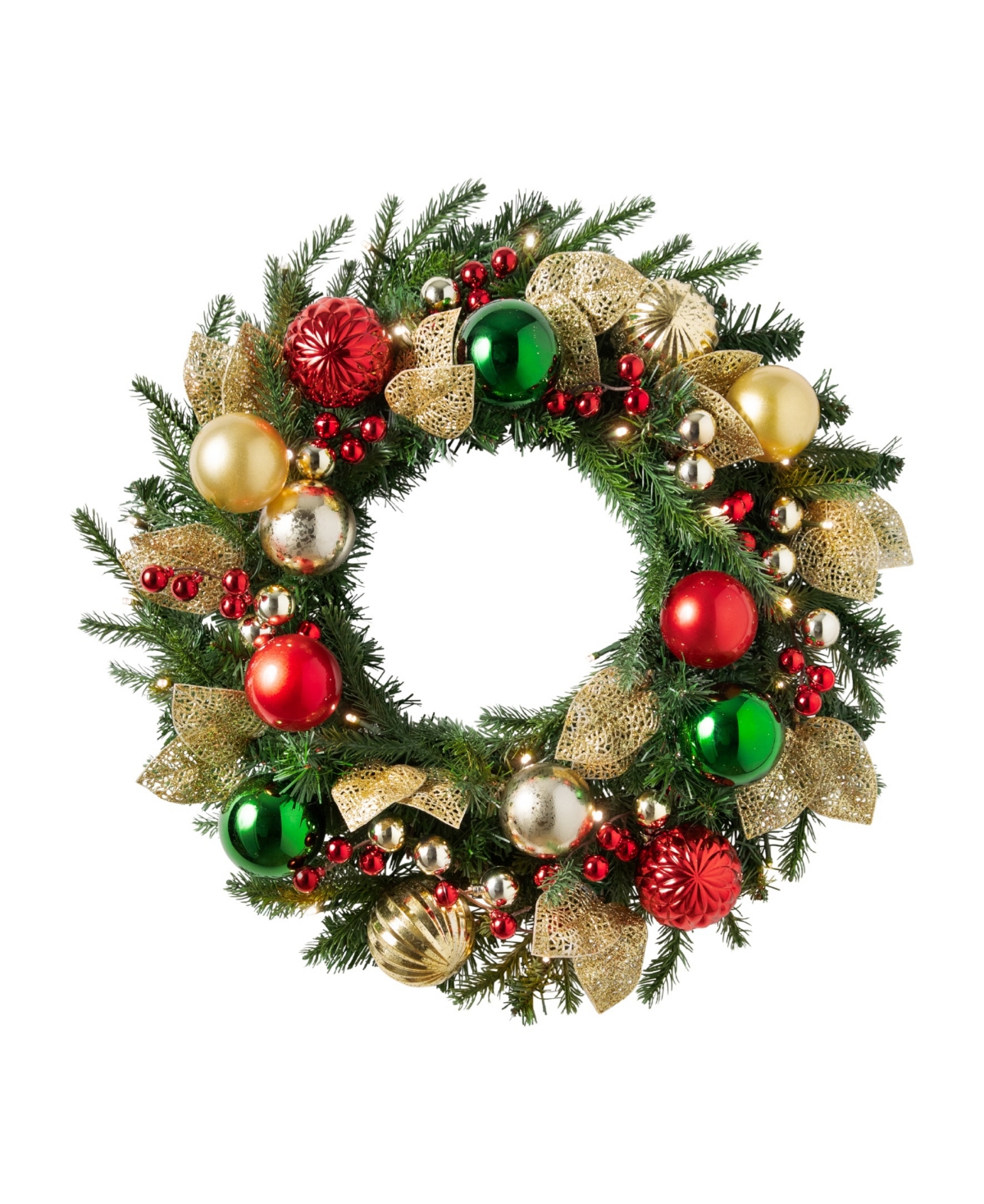 Click here for Balsam Hill 30 Merry and Bright Christmas Wreath -... prices