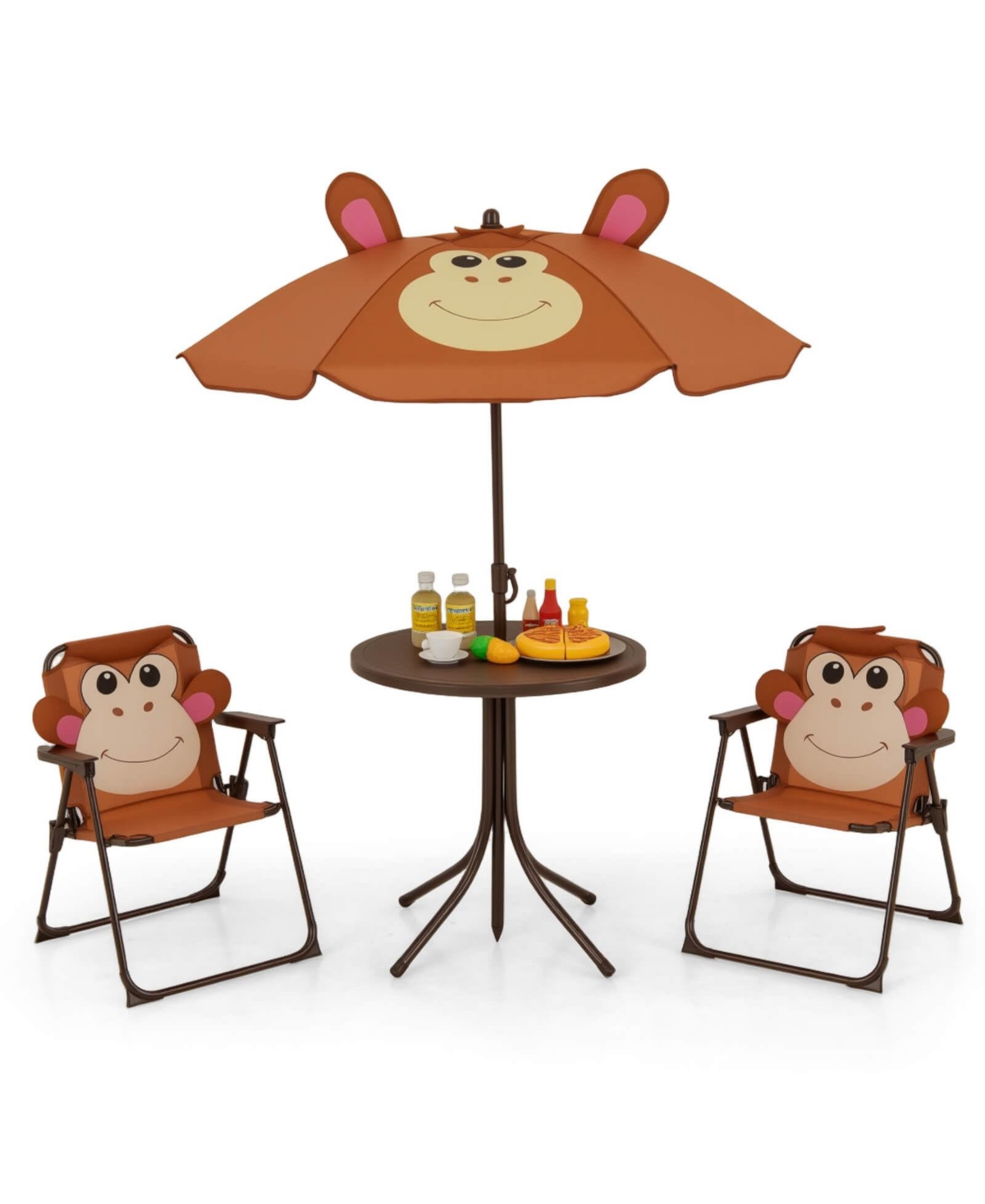 Click here for Kids Picnic Table & Chair Set with 2 Folding Chair... prices