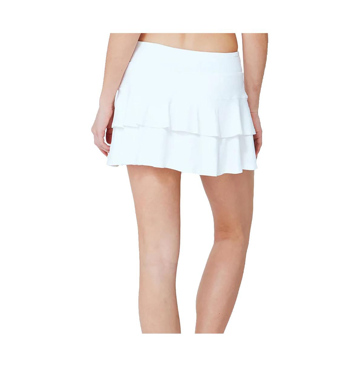 Click here for Lija Womens Match 13 Inch Tennis Skirt - White prices