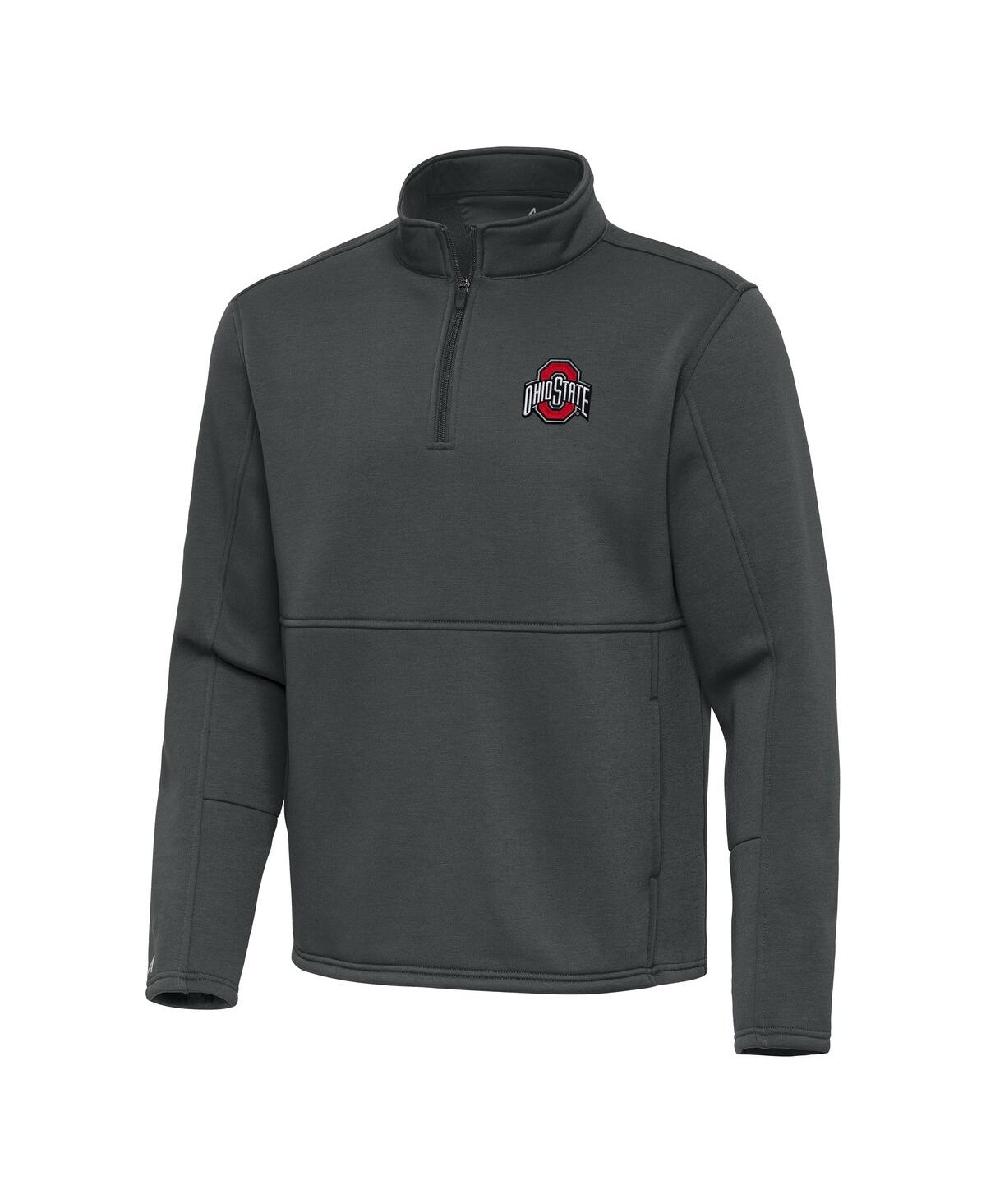 Click here for Antigua Mens Gray Ohio State Buckeyes Twist Quarte... prices