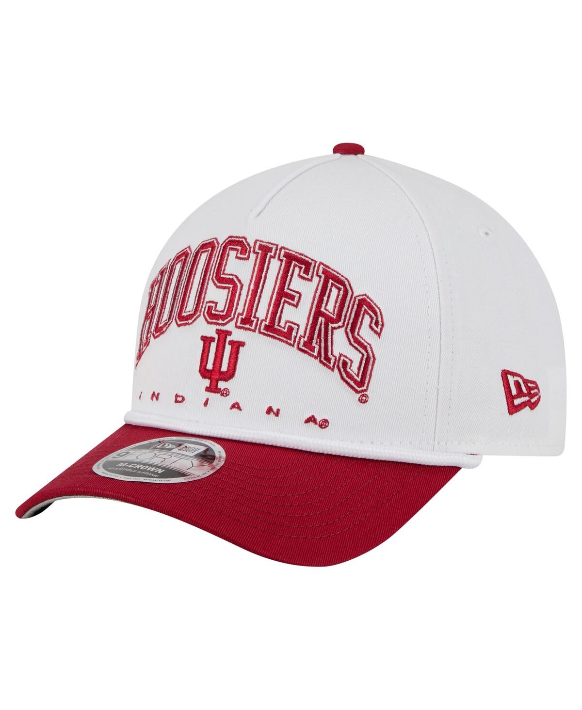 Click here for New Era Mens White/Crimson Indiana Hoosiers Arch T... prices