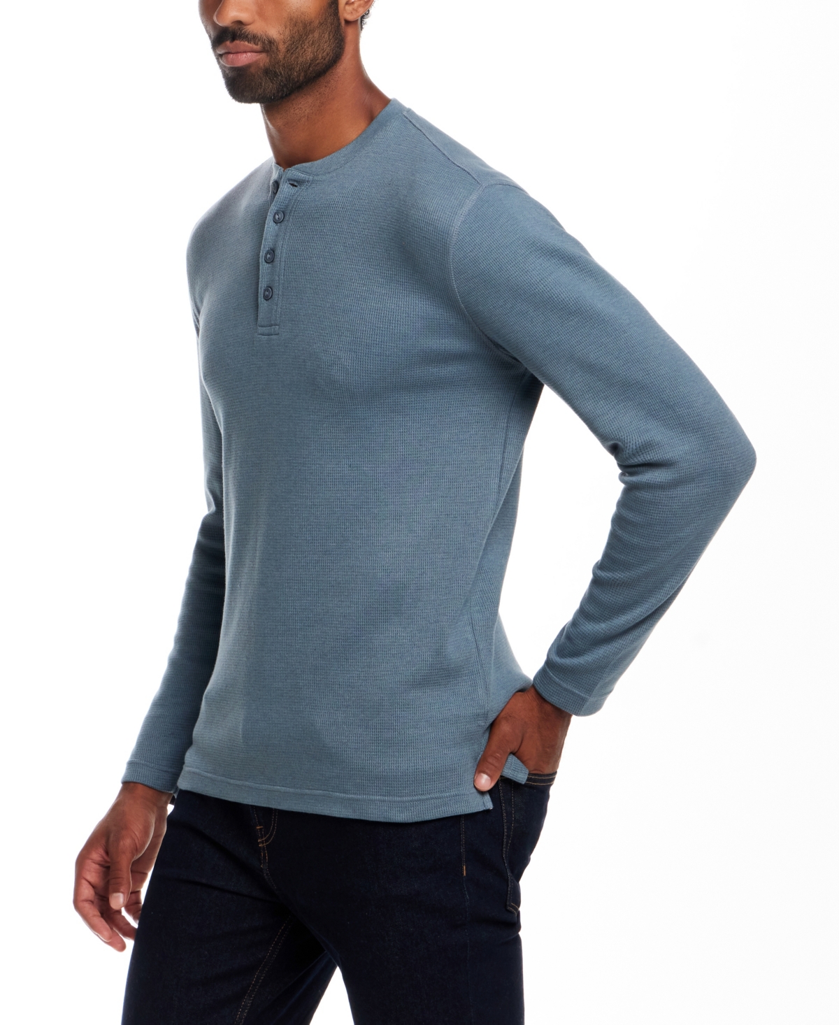 Click here for Weatherproof Vintage Mens Long Sleeved Waffle Henl... prices