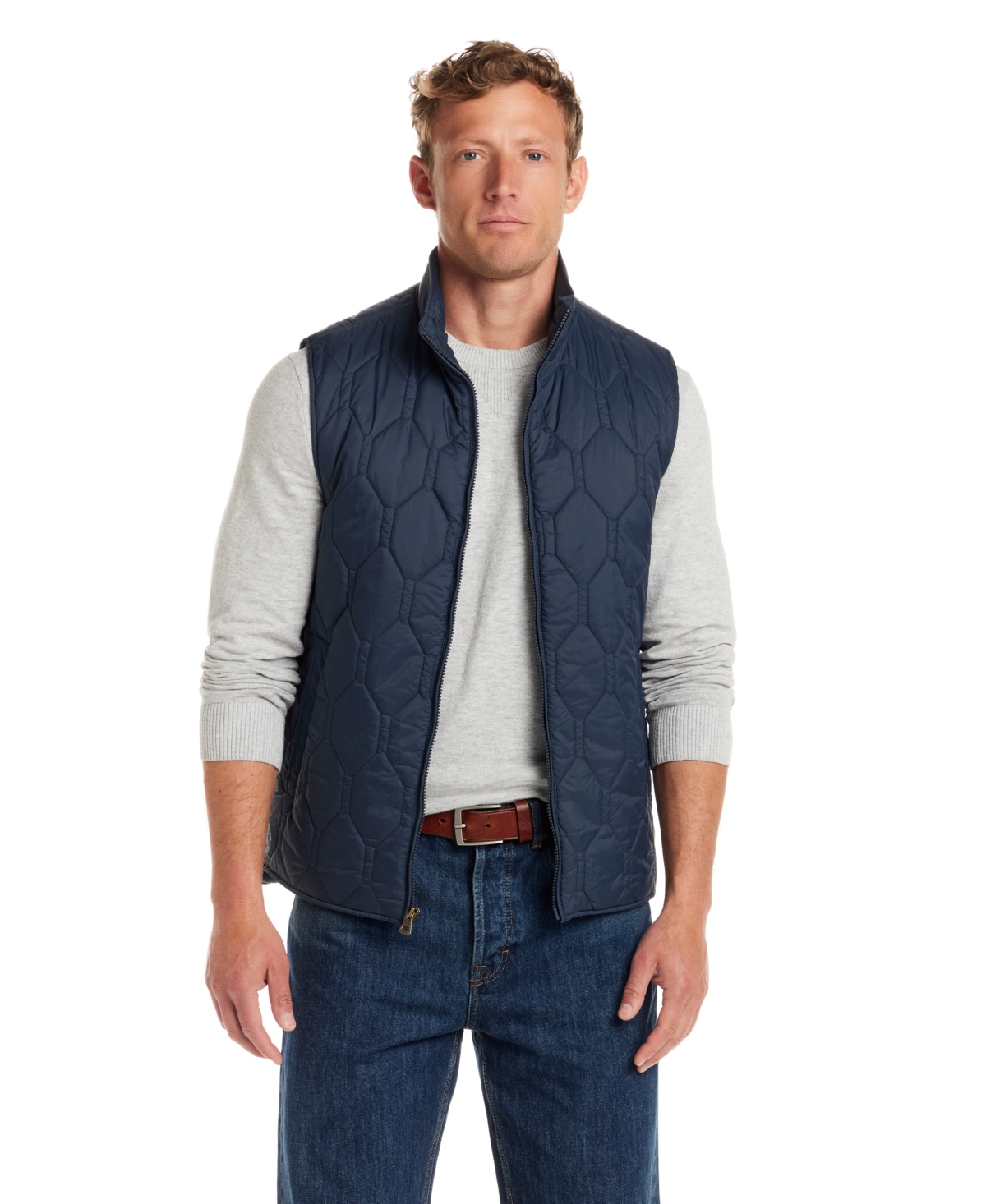 Click here for Weatherproof Vintage Mens Hexagon Quilted Vest - S... prices