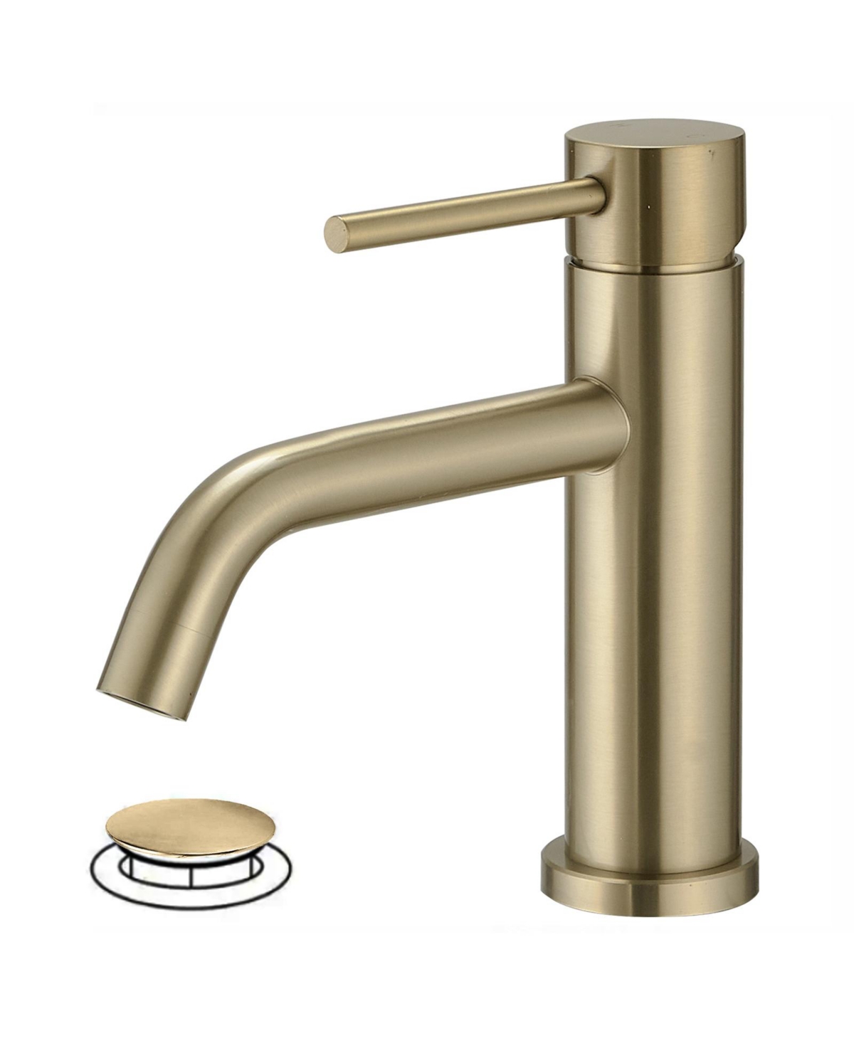 Click here for Single-Handle Single Hole Low-Arc Bathroom Faucet... prices