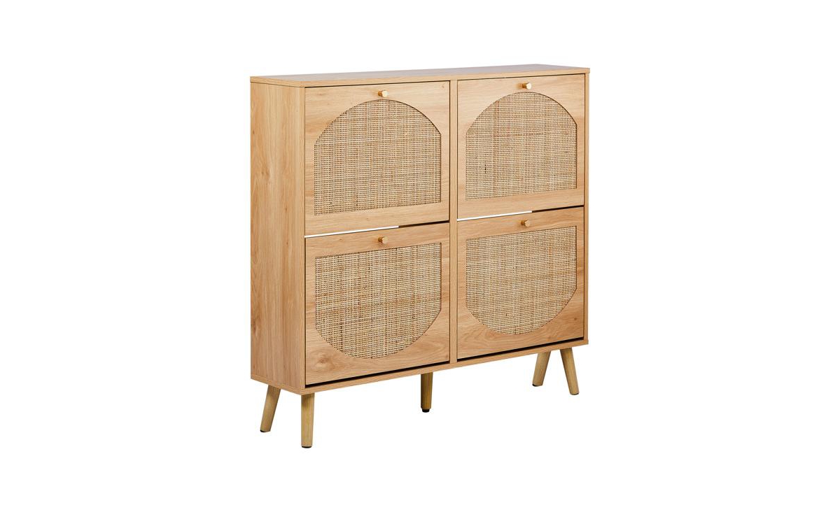 Click here for Slickblue Shoe Cabinet with 2 Rows of 4 Dump Bucke... prices