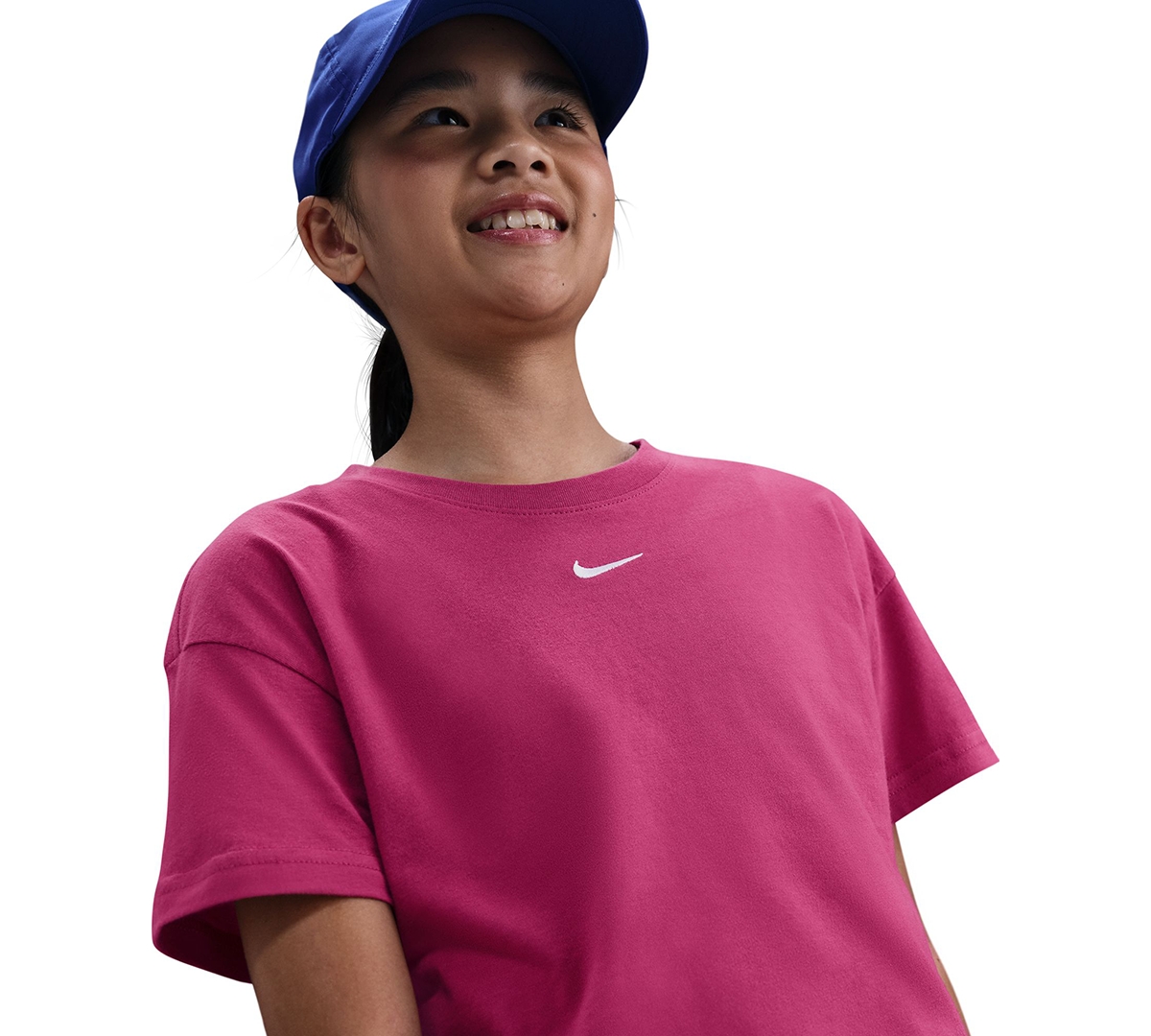 Click here for Nike Big Girls Sportswear Essential Cotton Swoosh... prices
