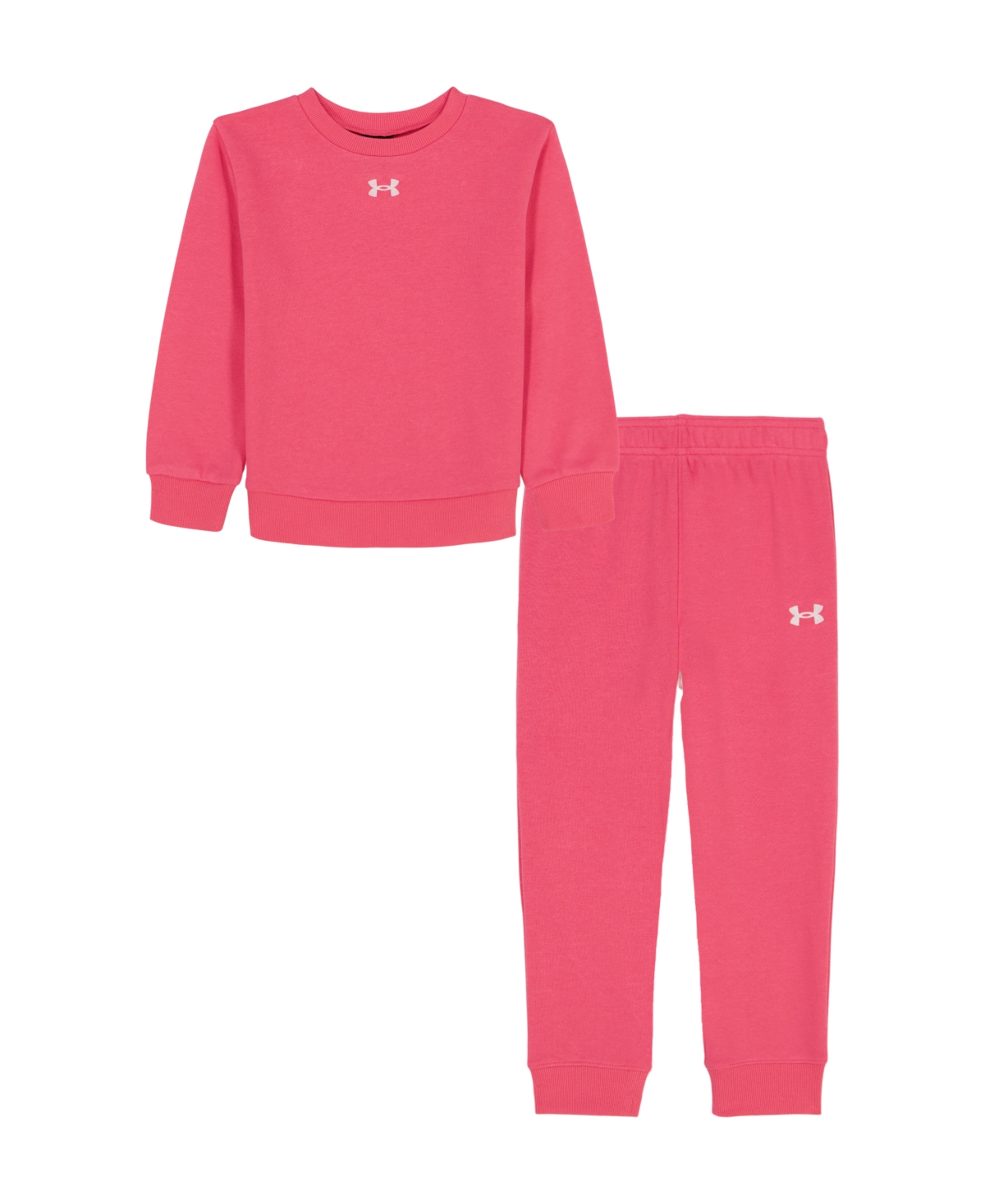 Click here for Under Armour Little Girls 2T-6X Rival Crewneck Set... prices