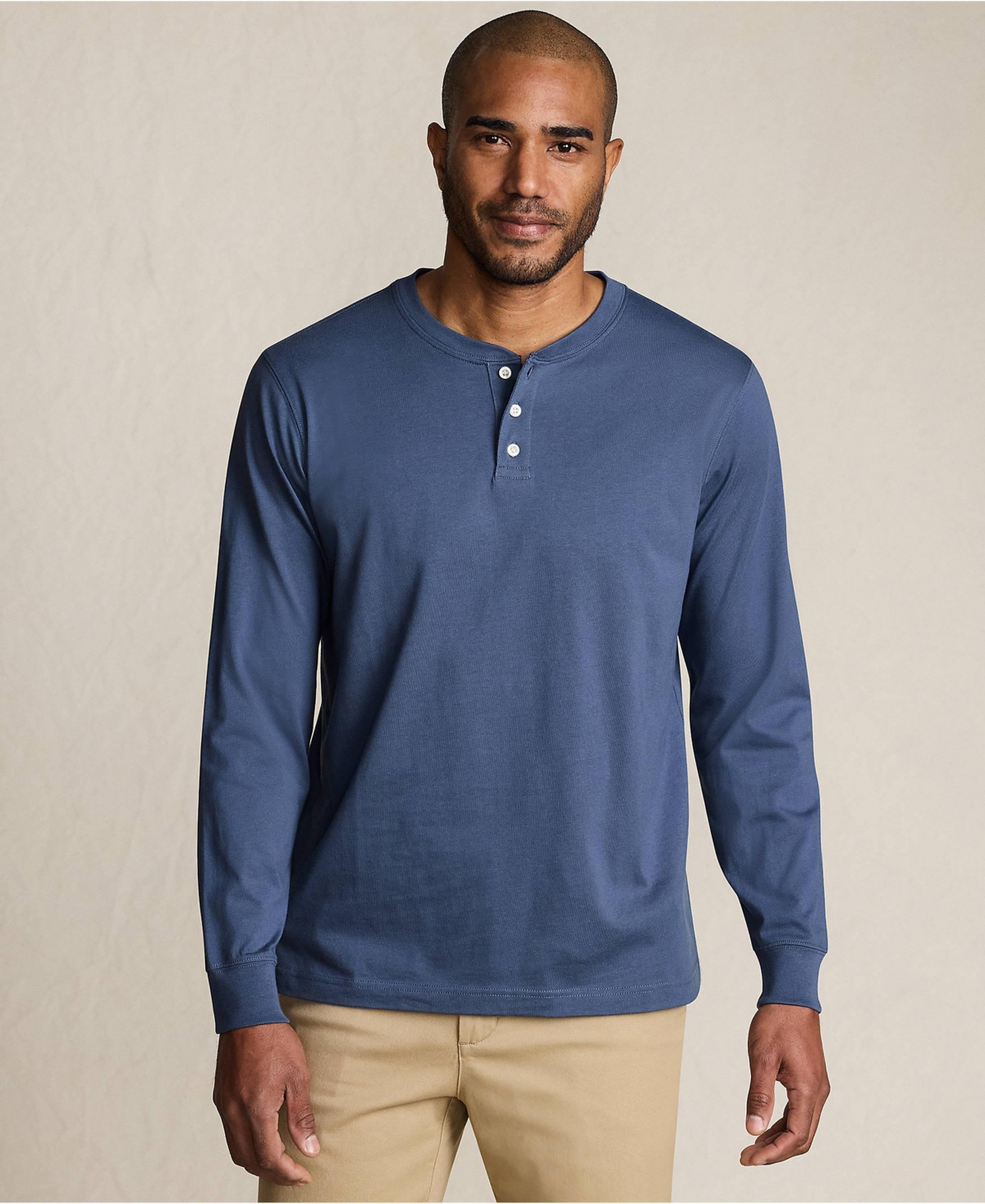 Click here for Lands End Mens Tall Super-t Long Sleeve Henley Shi... prices