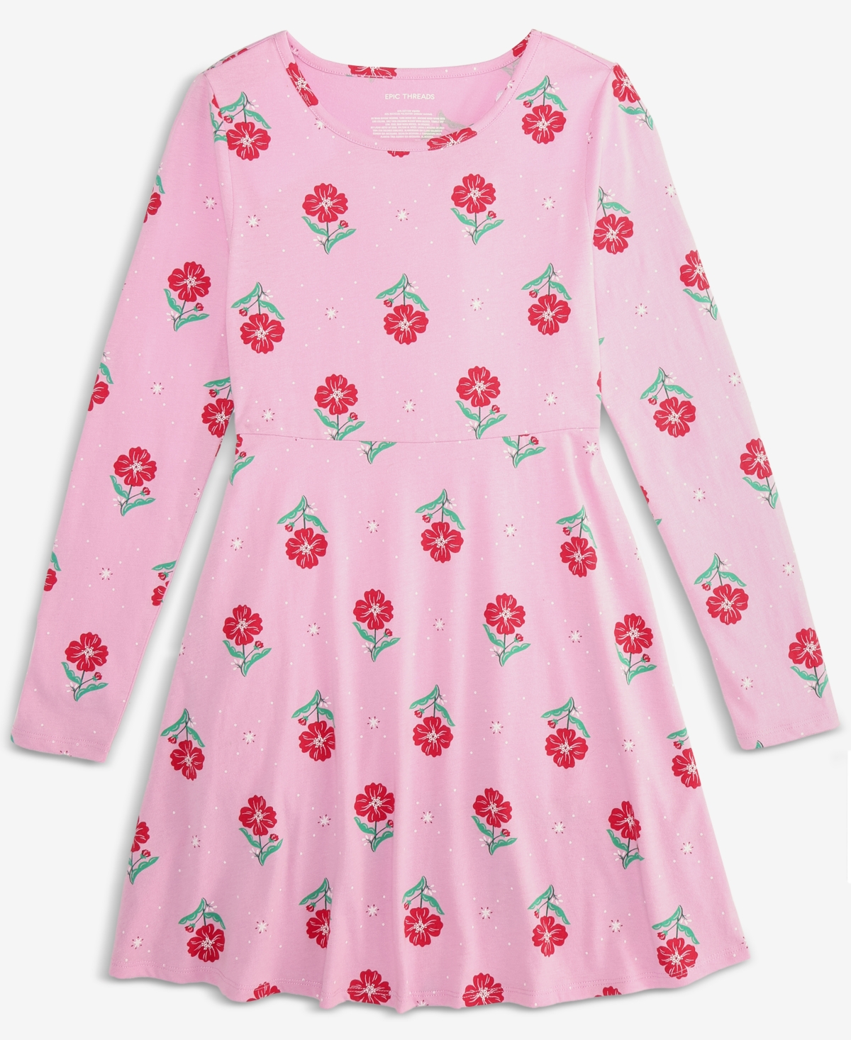 Click here for Epic Threads Little & Big Girls Jolly Blooms Print... prices