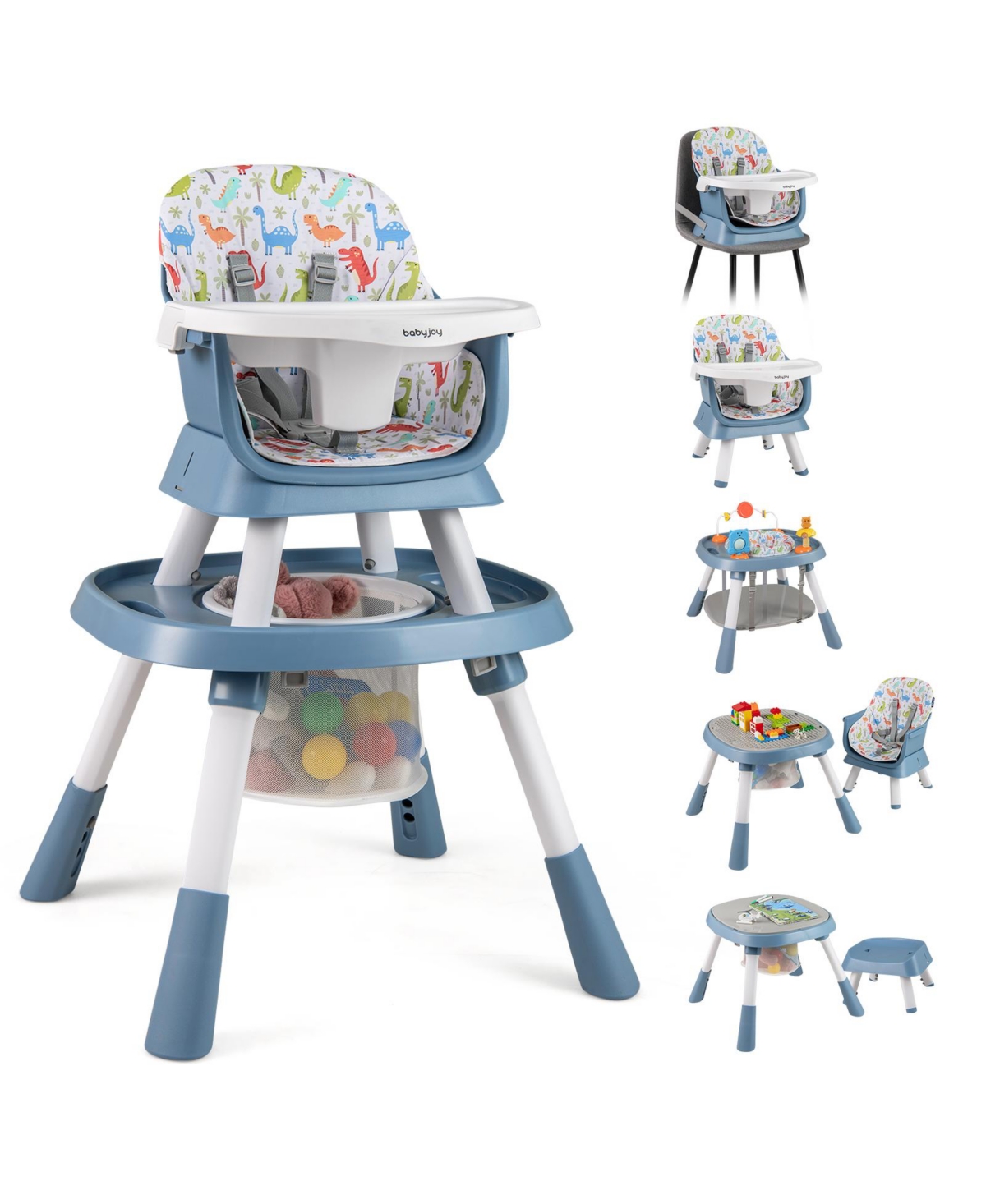 Click here for Gymax Baby 16-in-1 High Chair w/ Activity Center B... prices