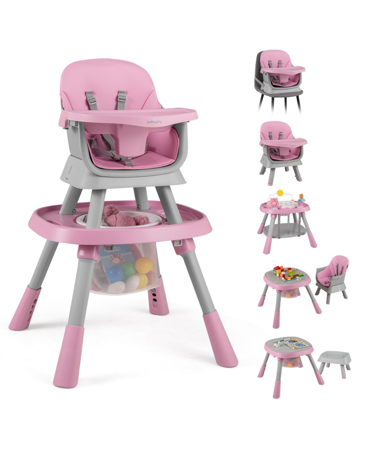 Click here for Gymax Baby 16-in-1 High Chair w/ Activity Center B... prices