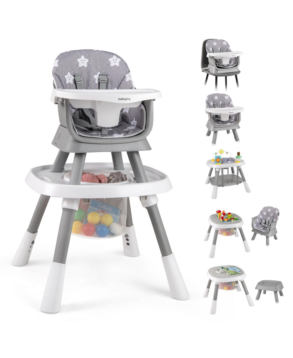 Click here for Gymax Baby 16-in-1 High Chair w/ Activity Center B... prices