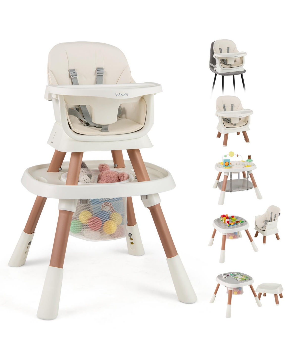 Click here for Gymax Baby 16-in-1 High Chair w/ Activity Center B... prices