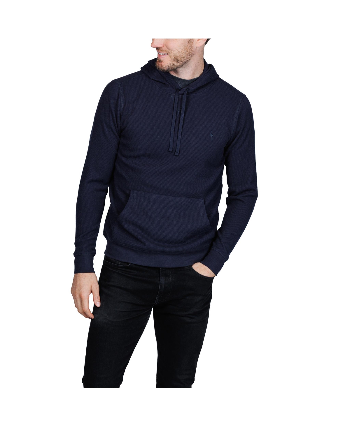 Click here for Tailorbyrd Mens Cozy Knit Hoodie - Navy heather prices