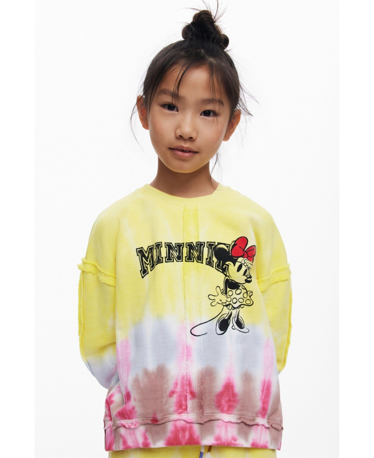 Click here for Desigual Girlss Minnie Mouse tie-dye sweatshirt -... prices