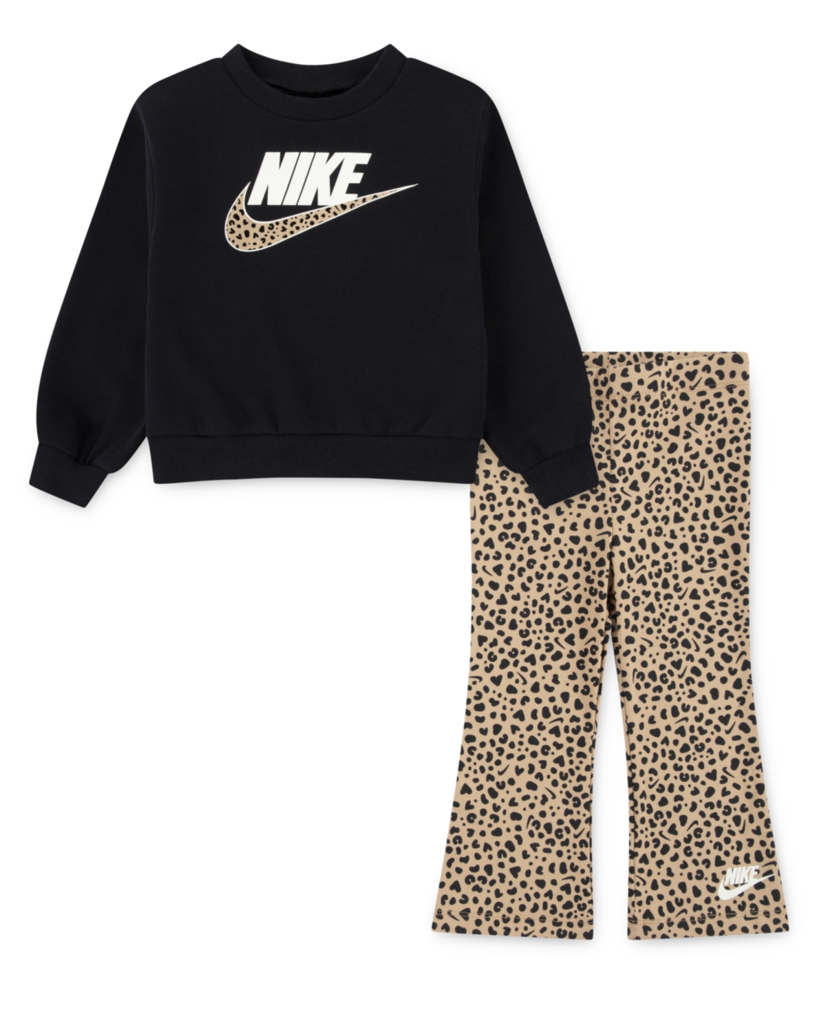 Click here for Nike Toddler Girls 2T-5T 2-Piece Wild Warmth Print... prices